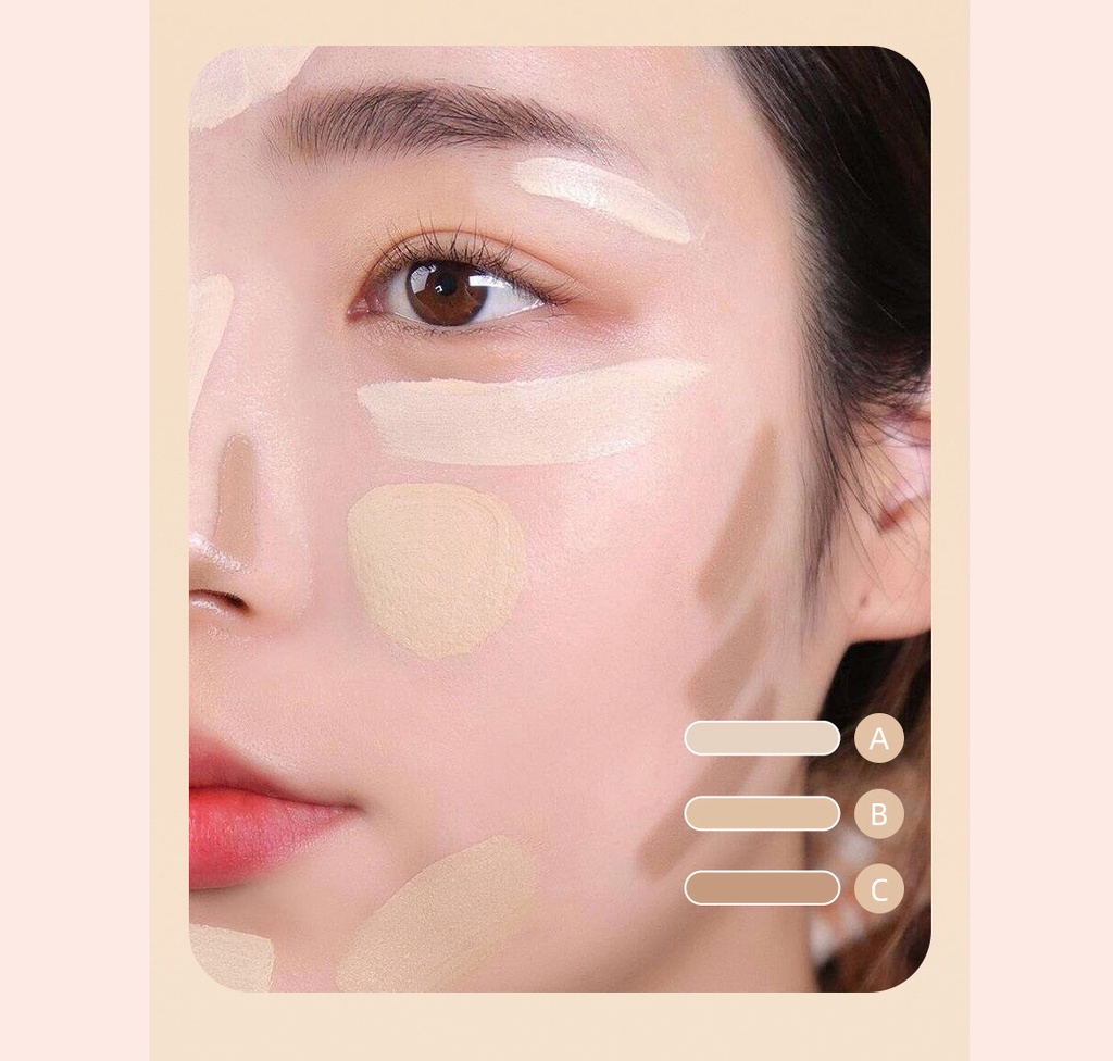 Heyxi คอนซีลเลอร์รองพื้น ควบคุมความมัน ให้ความชุ่มชื้น 3 สี | Shopee ...