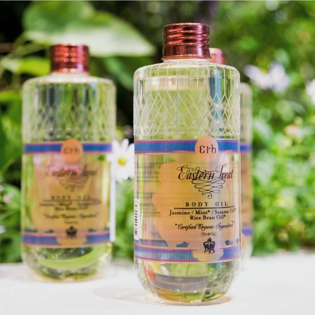 Erb Eastern treat Body Oil 230 ml. ออยล์ทาผิว กลิ่นมะลิจัสมินมิ้นท์ ...