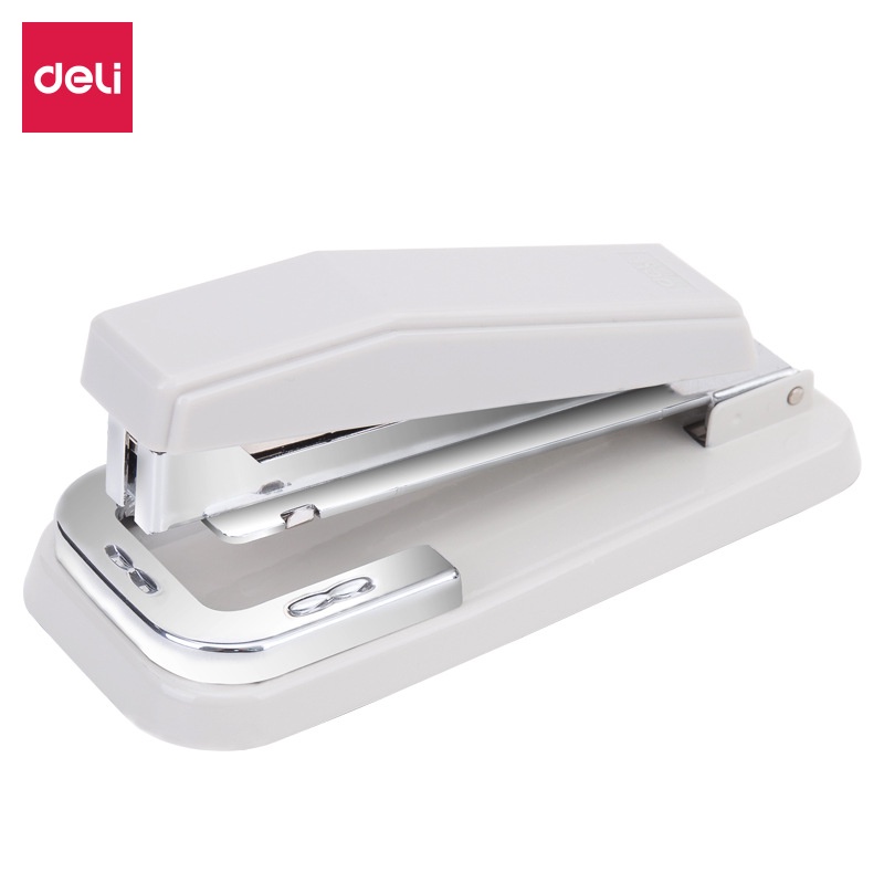 Deli 0414 Stapler แม็ก เย็บ กระดาษ เครื่องเย็บกระดาษ หมุนได้ 360 องศา ...