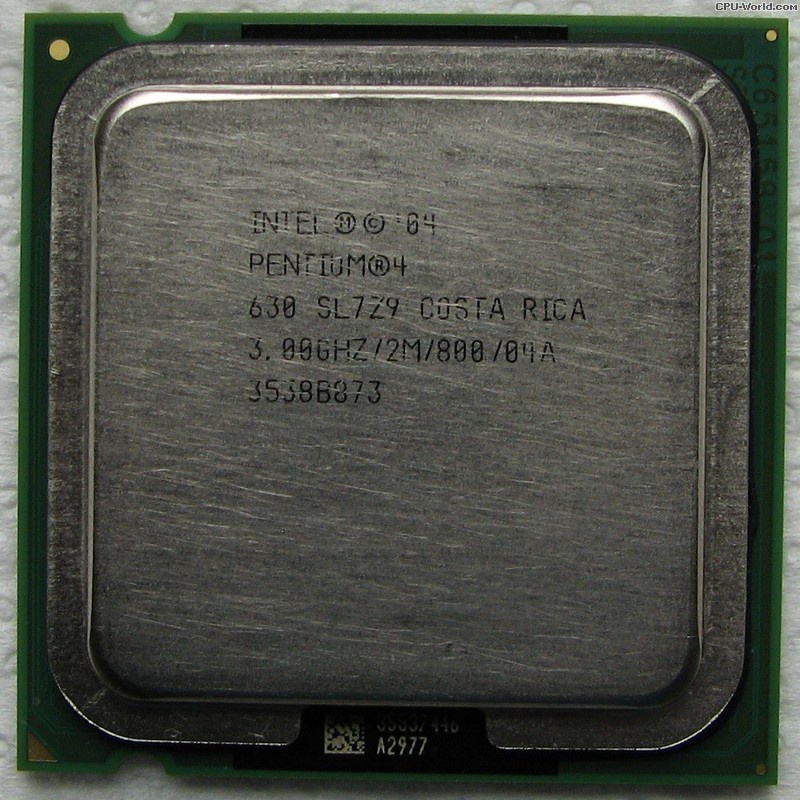 CPU Intel Pentium 4 630 3.0GHz 2M 800 Socket 775 Processor CPU SL7Z9 ...