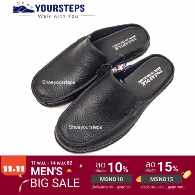 รองเท้าแตะผู้ชาย แบบเปิดส้น Red Apple 988 แท้! | Shopee Thailand