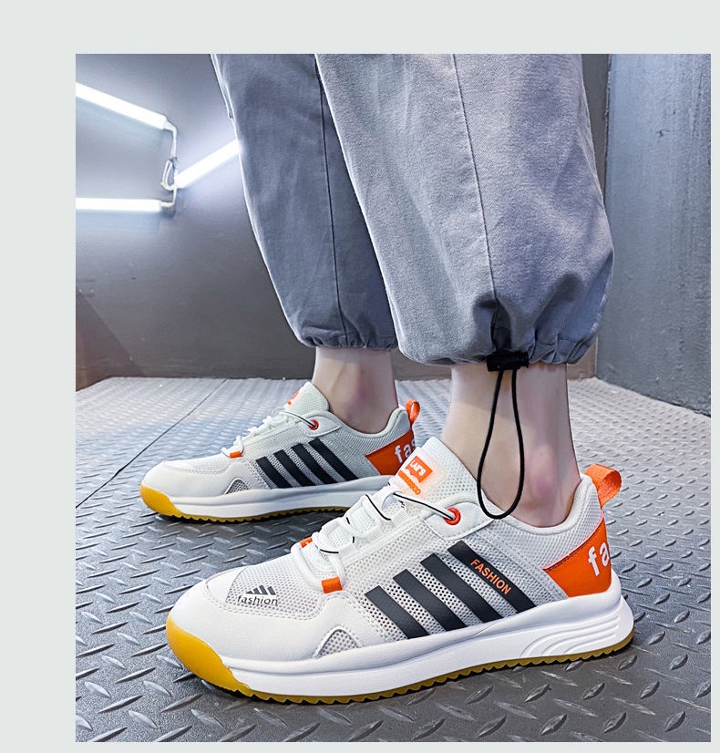 RENBEN ใหม่ผู้ชายกีฬารองเท้าหนาแต่เพียงผู้เดียวตาข่ายระบายอากาศรองเท้า ...