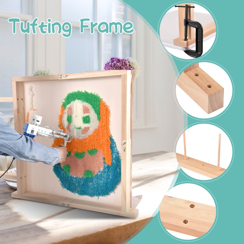 Tufting Frame Wooden Stitch Frame Oversized Frame Carpet Making ...