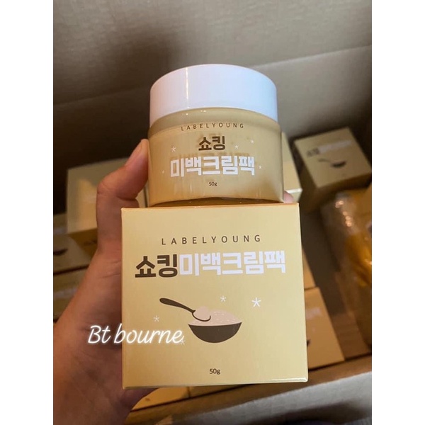 Label Young Shocking Whitening Cream Pack 50 g | Shopee Thailand