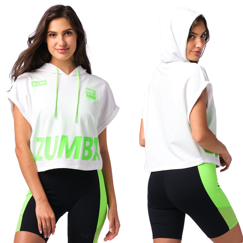 Zumba EST. 2001 Short Sleeve Pullover (เสื้อมีฮู้ดออกกำลังกายซุมบ้า ...