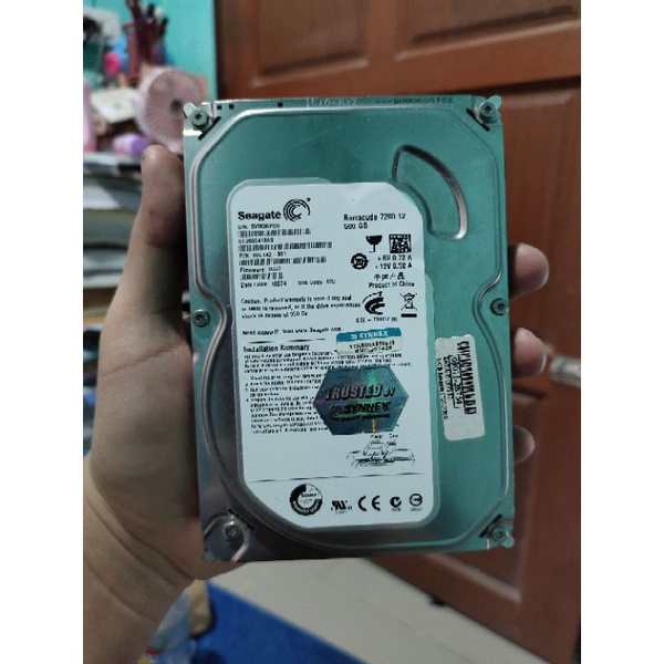 ฮาร์ดดิสก์ มือ2 Seagate Barracuda 7200.12 ST3500418AS 500GB 7200 RPM ...
