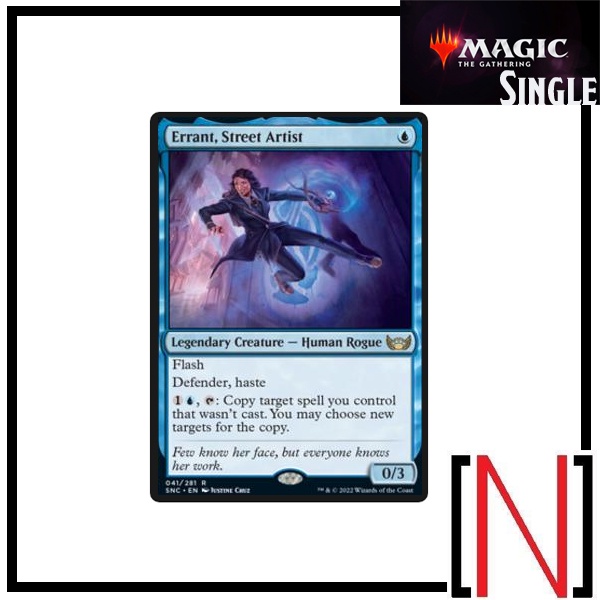 [MTG][Single][SNC] Errant, Street Artist ระดับ Rare [ภาษาอังกฤษ ...