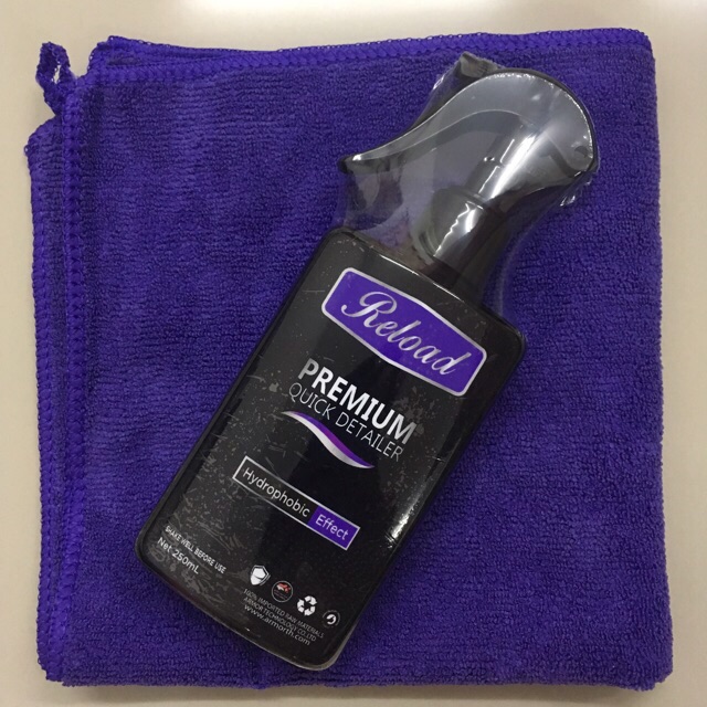 น้ำยา Quick Wax Reload ราคารวมค่าจัดส่ง Kerry ฉีดแล้วเช็ด พร้อมใช้พร้อม ...