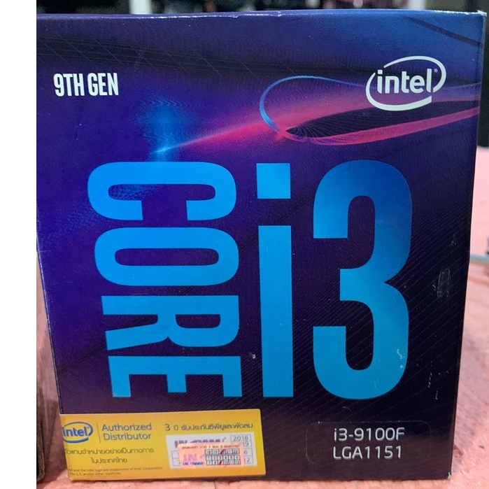 CPU Intel Core I3 9100F 4C/4T LGA1151v2 | Shopee Thailand