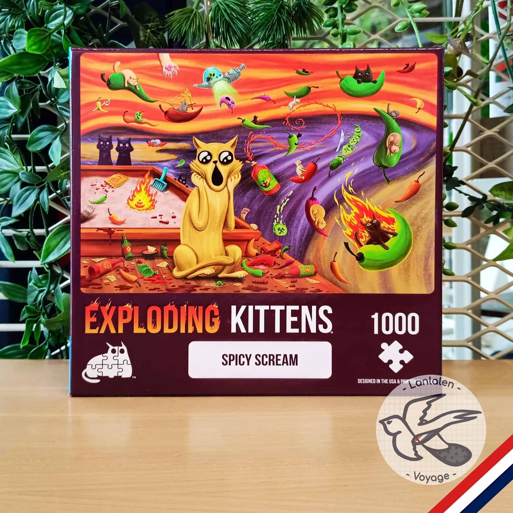 [Jigsaw จิ๊กซอว์] Exploding Kittens Puzzle 1000Pcs/500 Pcs จิ๊กซอว์แมว ...