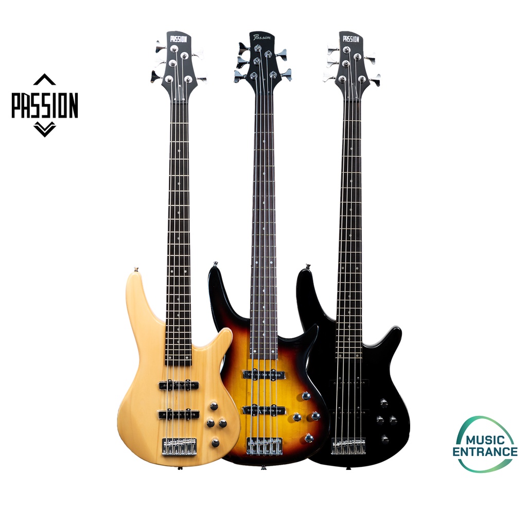 Passion IB-5 Electric Bass 5 String เบสไฟฟ้า 5สาย แพชชั่น IB5 ทรง ...