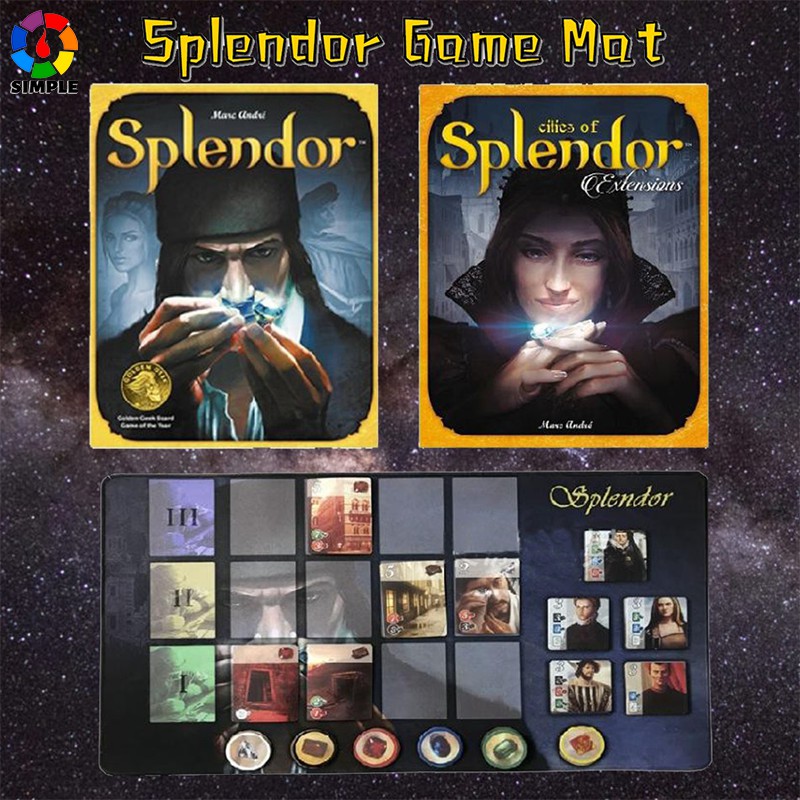 แผ่นบอร์ดเกม Splendor สําหรับเล่นเกม ขนาด 24x14 นิ้ว | Shopee Thailand