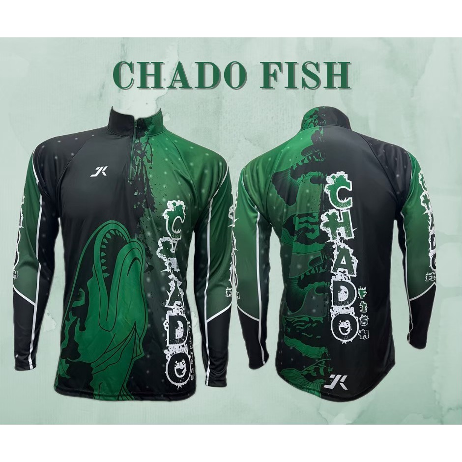 JK Thailand เสื้อตกปลา CHADO FISH ป้องกันรังสี UV 80% แห้งเร็ว | Shopee ...