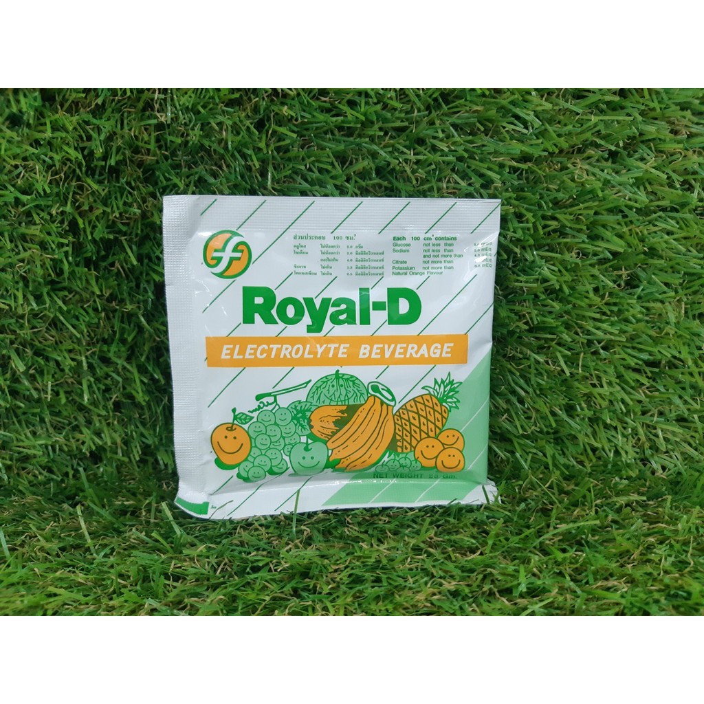 เสียเหงื่อ ออกกำลังกาย เกลือแร่Royal-D Electrolyte เครื่องดื่มเกลือแร่ ...