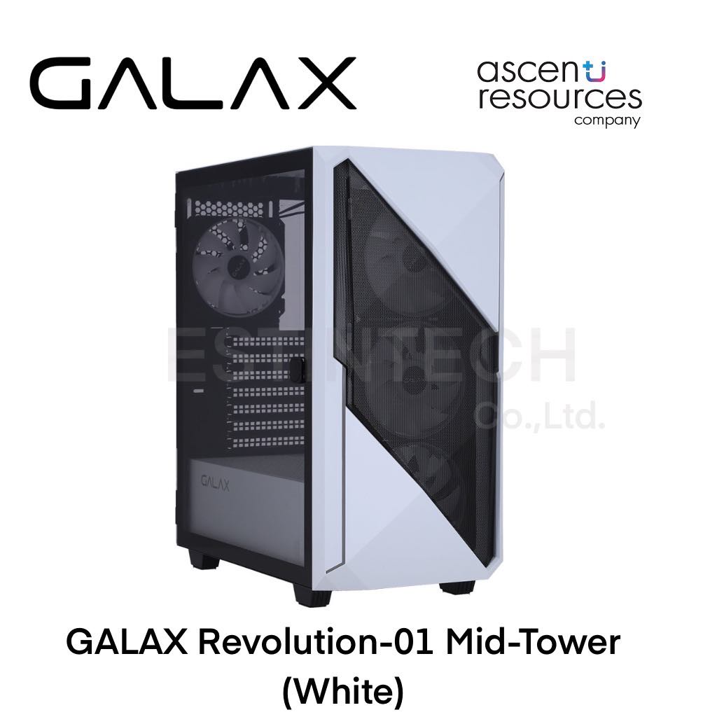 Case (เคส) GALAX Revolution-01 Mid-Tower (White) ของใหม่ | Shopee Thailand