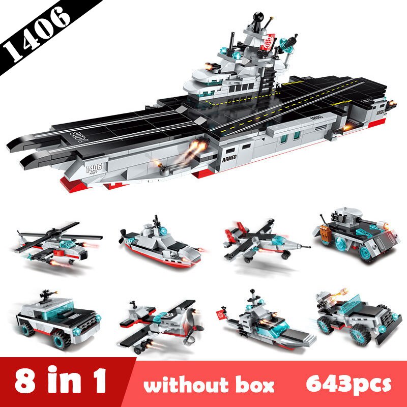 Enlighten 14 Style Transformation 6 In 1 City Police Dinosaur Mecha ...