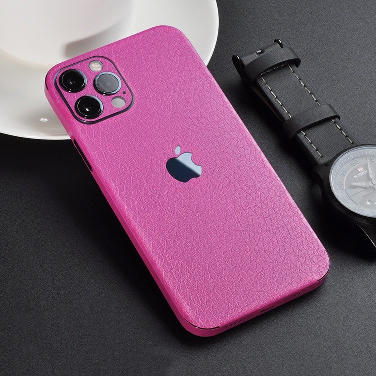 พร้อมส่ง สติ๊กเกอร์ iPhone 12 Pro Max Mini Simulated Leather 360 ...