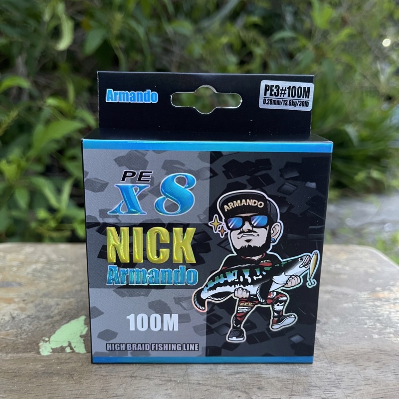 สาย PE Nick Armando สายพีอีนิคอาร์มันโด้ ถัก8 ถัก9 ถัก12 | Shopee Thailand