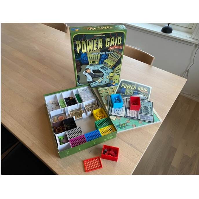 Power Grid Deluxe Boardgame: Organizer (Sleeved Carrds) | Shopee Thailand