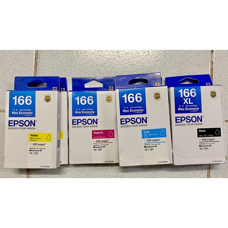 ตลับหมึกอิงค์เจ็ท Epson 166 /yellow/cyan/magenta | Shopee Thailand