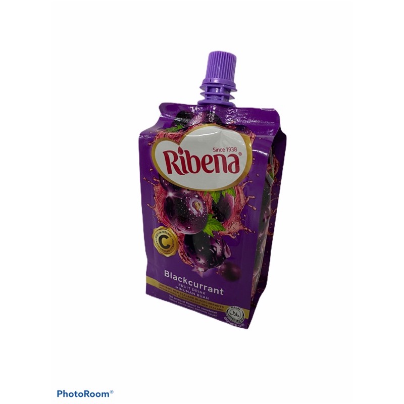 RIBENA BLACKCURRANT!! ORIGINAL 330ml. สีม่วง 1ซอง/บรรจุปริมาณ 330ml ...