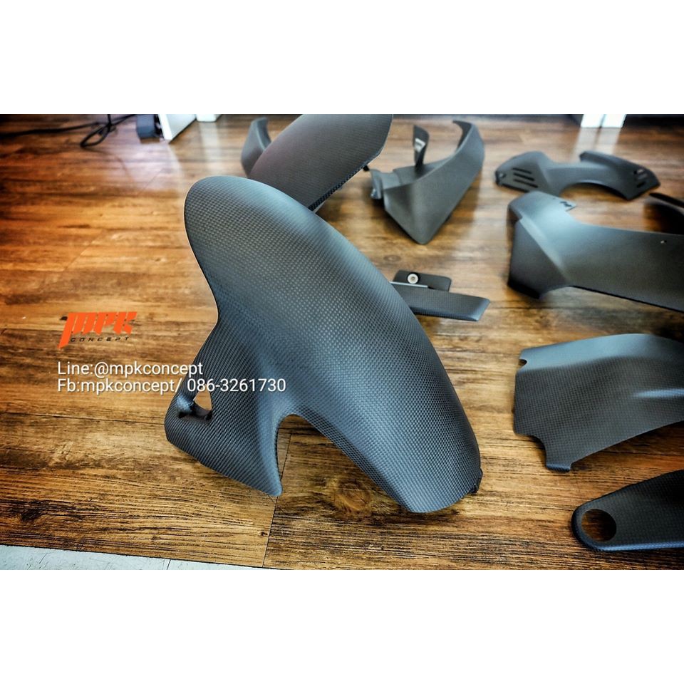 บังโคลนหน้า FULLSIX CARBON Front mug guard_บังโคลนหน้าคาร์บอน Panigale ...