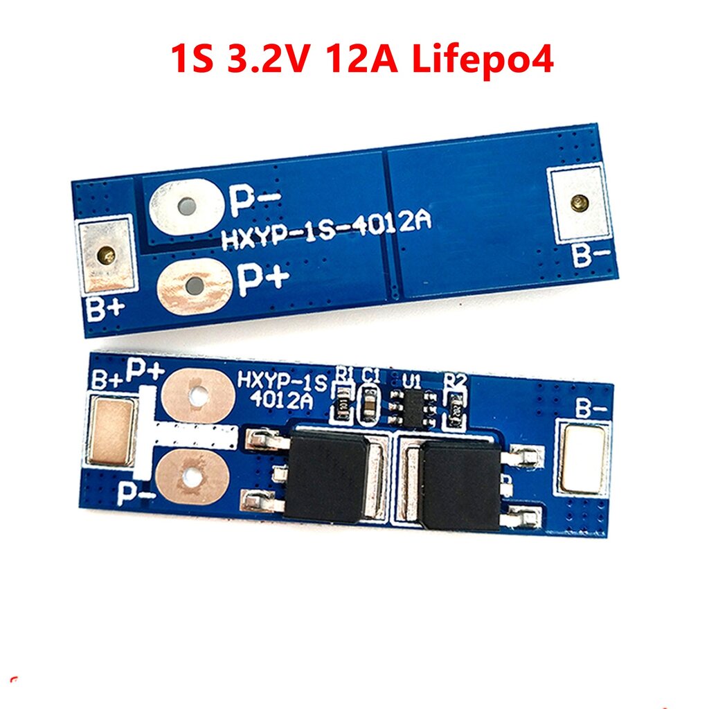 BMS 1S 3.2V 3.6V 12A Lifepo4 Battery Protection PCB Board for 32650 ...