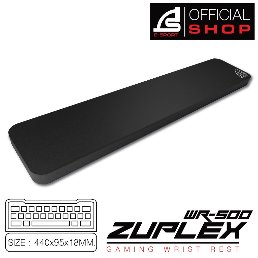 WRIST REST SIGNO WR-500 ZUPLEX (BLACK) ประกัน 1Y สินค้าพร้อมจัดส่ง ...