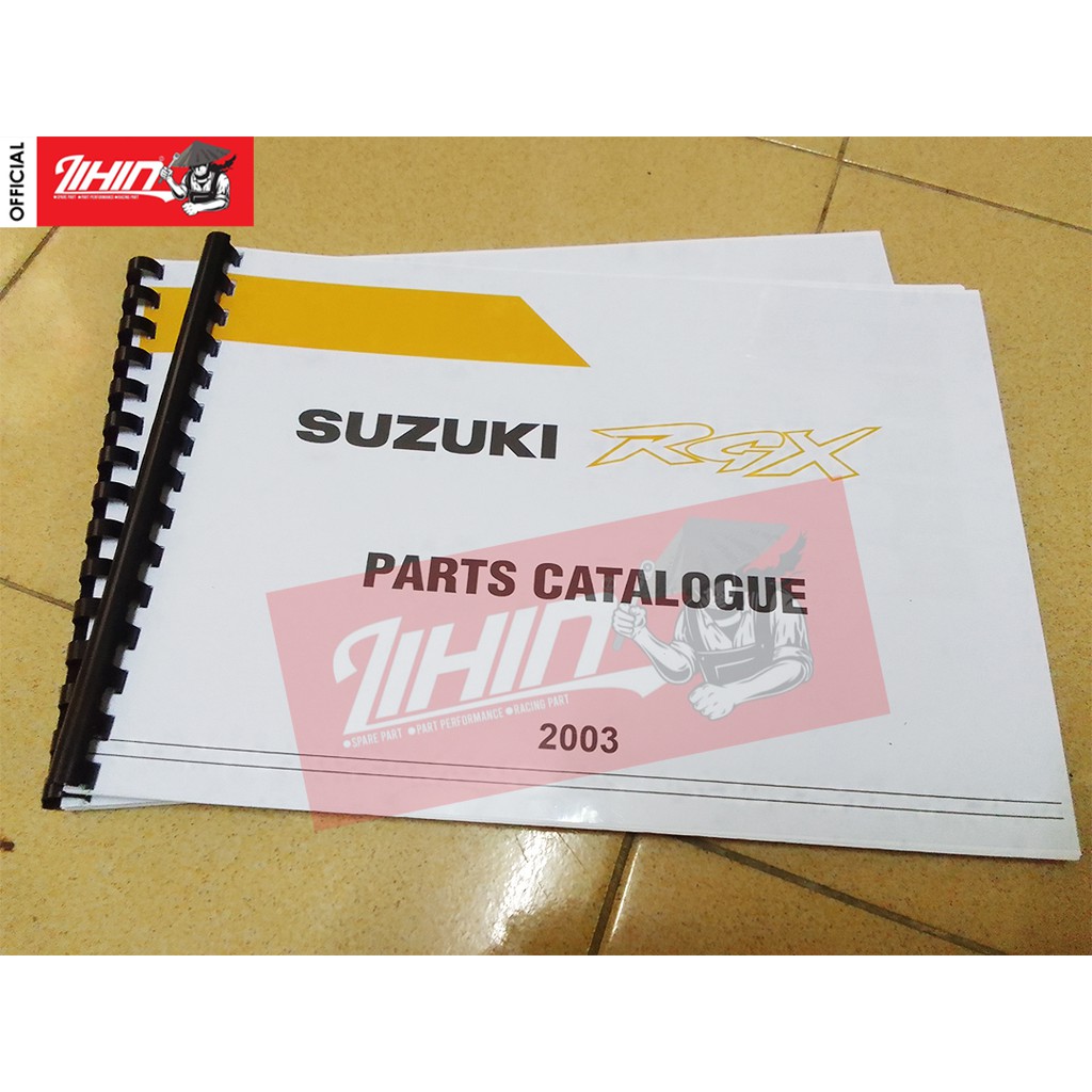 Suzuki RGX 120 Buku Part Catalogue | Shopee Thailand