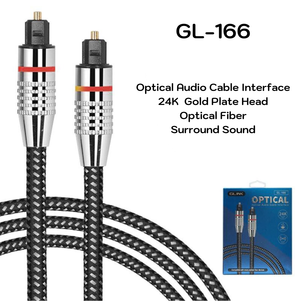 Glink Cable Optical Audio Interface สายยาว 3 เมตร สายออฟติคอล คุณภาพสูง ...