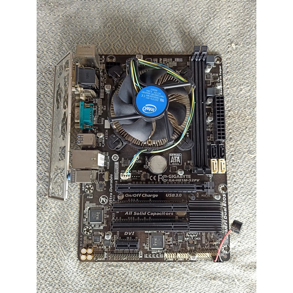 Cpu Intel Pentium G3440 @ 3.30 GHz + Mainboard Gigabyte H81M-S2PV ...