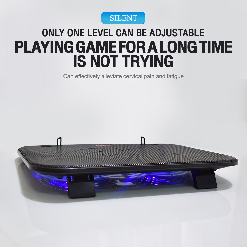 ส่งเร็ว Oker Hvc 632 Notebook Cooler Pad พัดลมรองโน๊ตบุ๊ค พัดลมระบาย