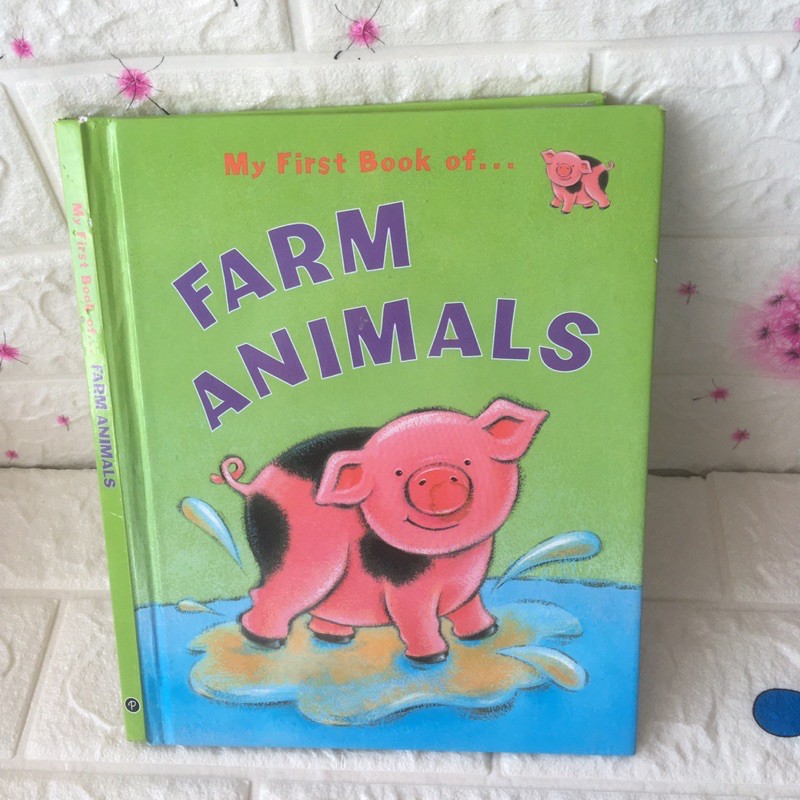 My first book of FARM ANIMALS (ปกแข็ง)-a4 | Shopee Thailand