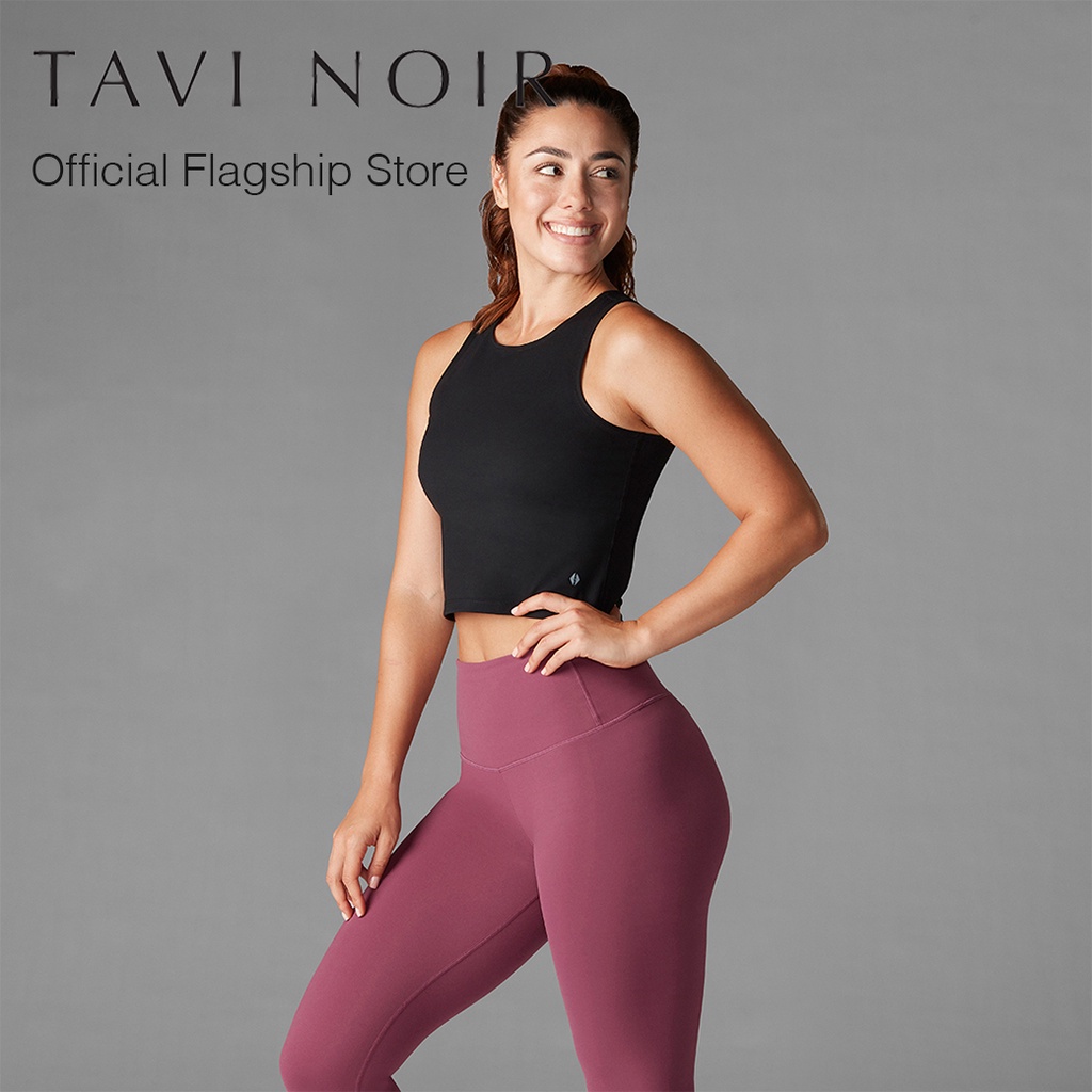Tavi Noir แทวี นัวร์ เสื้อออกกำลังกาย Crop Tank | Shopee Thailand