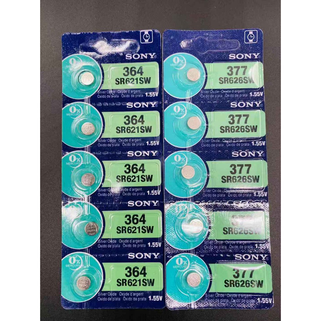 ถ่านกระดุม Sony SR626SW 377 , SR621SW 364 แพ็ค 5 ก้อน | Shopee Thailand