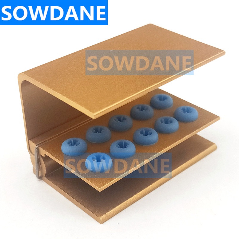 1 piece 10 Holes Dental Bur Stander Burs Block Disinfection Holder Bur ...