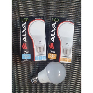 ALVA หลอดไฟ LED แสงสีขาว /แสงสีเหลือง 7w 10w 12w 14w ประหยัดไฟ | Shopee ...