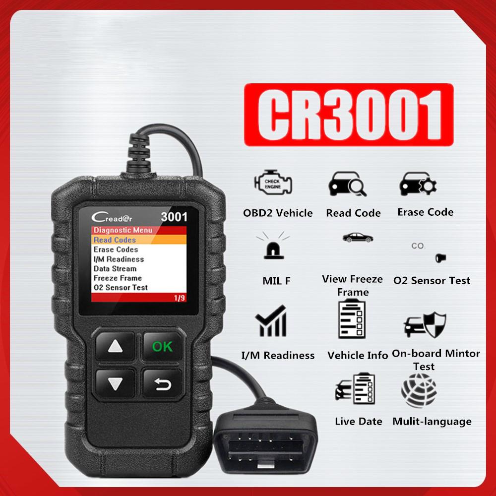 LAUNCH X431 Creader CR3001 Full Obd2 Scanner Obd Eobd Auto Code Reader เครื่องสแกนเนอร์วินิจฉัย ...