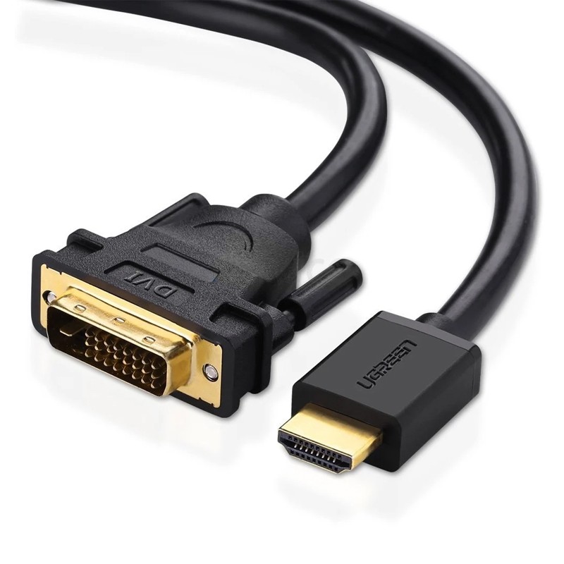 Cable Display DVI 24+1 TO HDMI (1.5M) UGREEN 11150(By Shopee SuperIphone1234) | Shopee Thailand