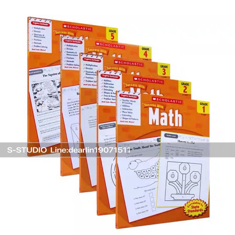 Scholastic Success with Math, Grade1-5(Scholastic Success with ...