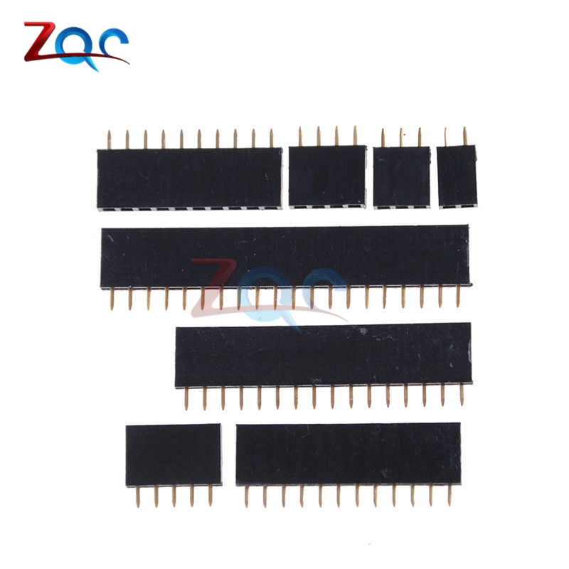 10pcs Single row female 2.54mm Pitch PCB Female Pin Header Connector ...