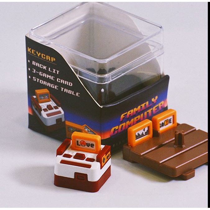 [โค้ดคุ้มลด 20%] Famicom Keycap Retro Mechanical Keyboard เกมส์ ...