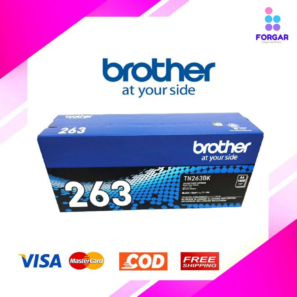 Brother TN-263 BK Black หมึกโทนเนอร์ สีดำ ของแท้ | Shopee Thailand