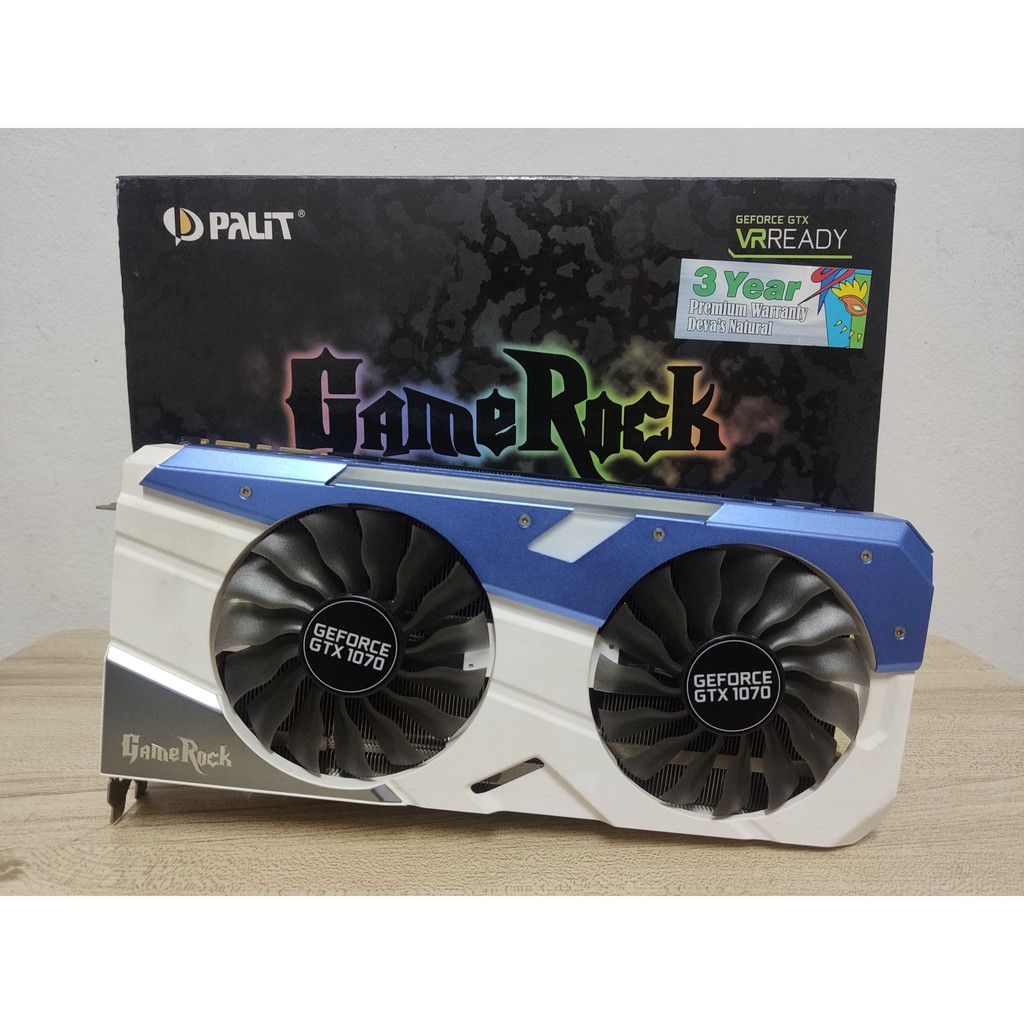 การ์ดจอ Palit GTX1070 Game Rock | Shopee Thailand