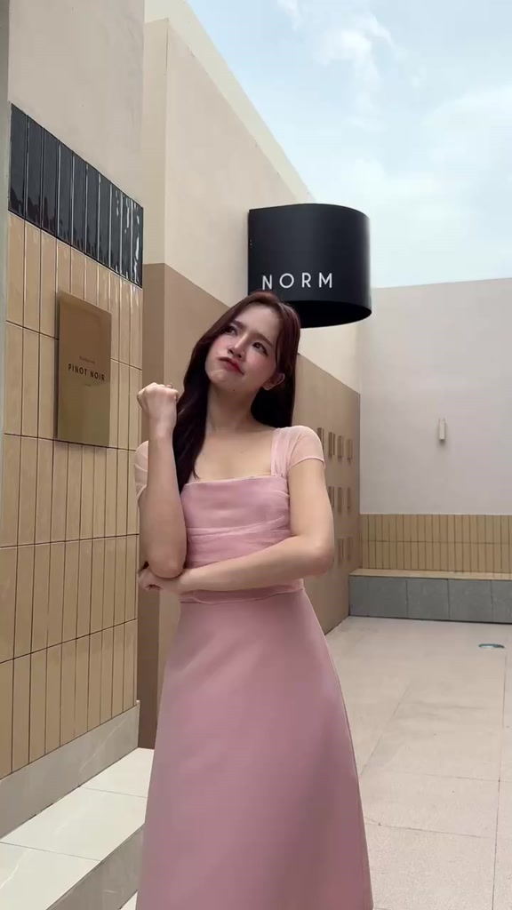 DR079-1 Basic Shine Dress | Shopee Thailand