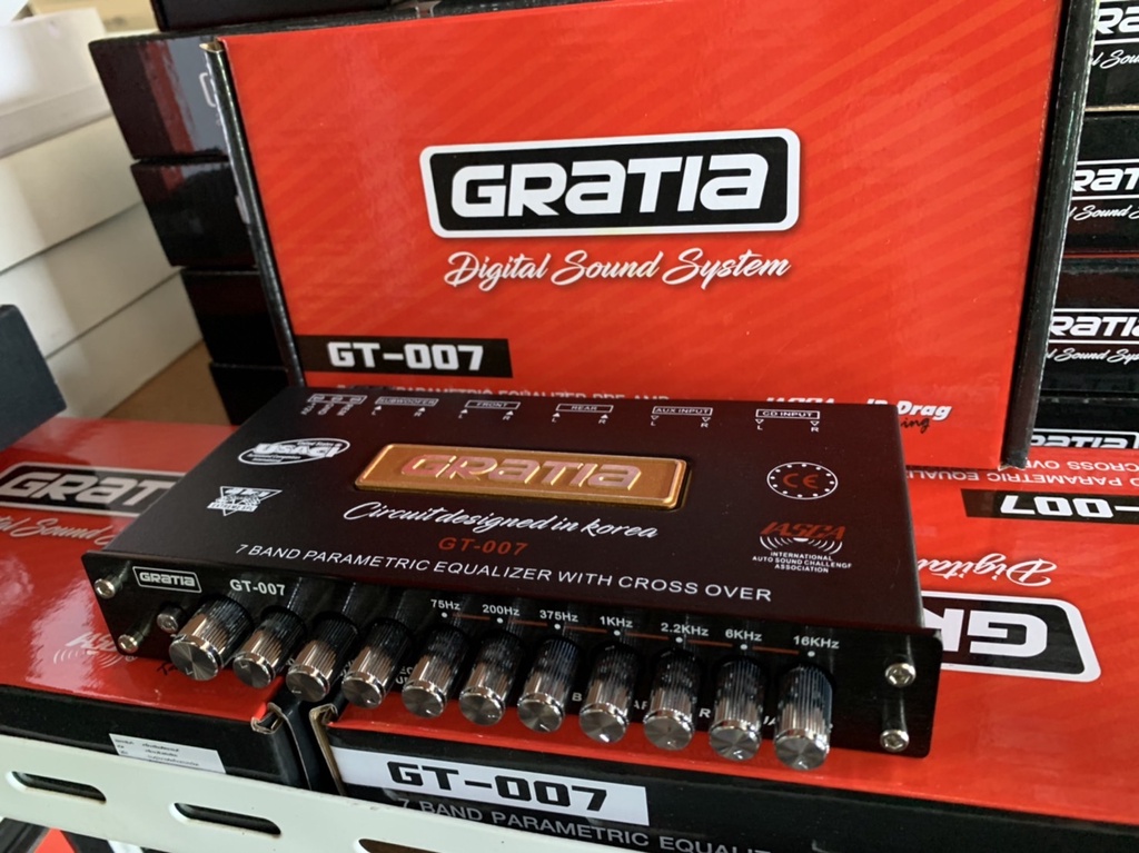 รับส่วนลด100บ.ใส่โค้ด 88M1DY ส่งด่วนรุ่นใหม่ล่าสุดกราเทีย GRATIA รุ่น GT-007 ปรี 7 BAND กลางใส ...