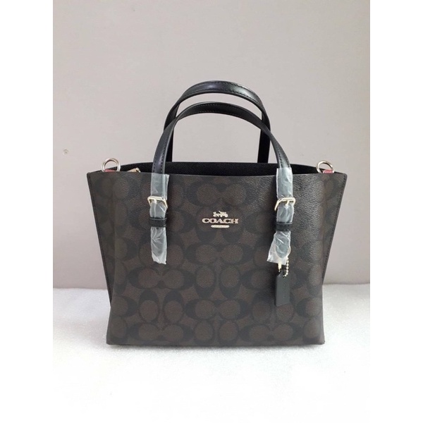 COACH C4250 MOLLIE TOTE 25 IN SIGNATURE CANVAS | Shopee Thailand