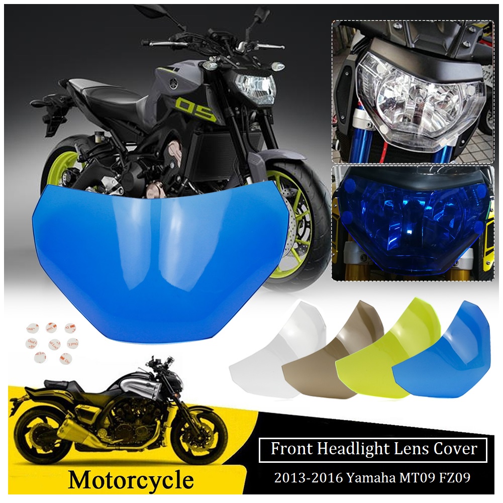 Ultrasupplier Motorcycle Front Headlight Screen Cover Shield Guard Lens ...