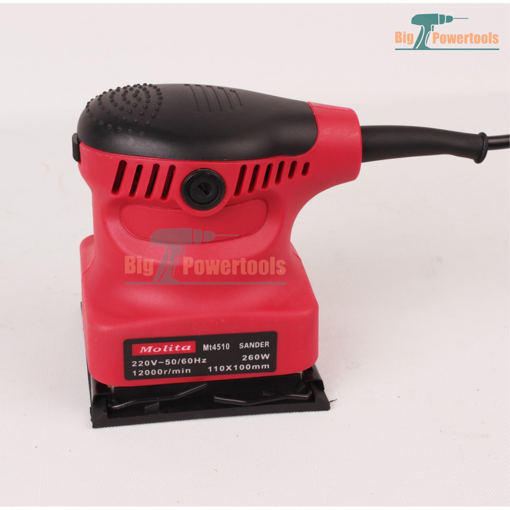 MOLITA เครื่องขัดกระดาษทราย แบบสั่น 4x4 นิ้ว 260W ขนาดสี่เหลี่ยมจัตุรัส ...