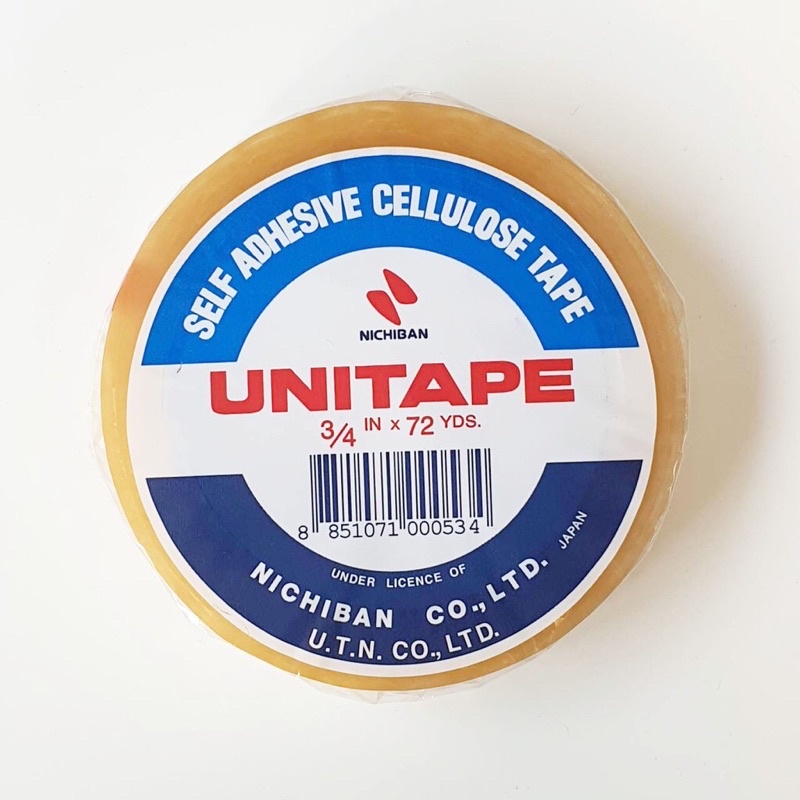 UNITAPE เทปใส 1 นิ้ว x 36 หลา แกน 3 นิ้ว | Shopee Thailand